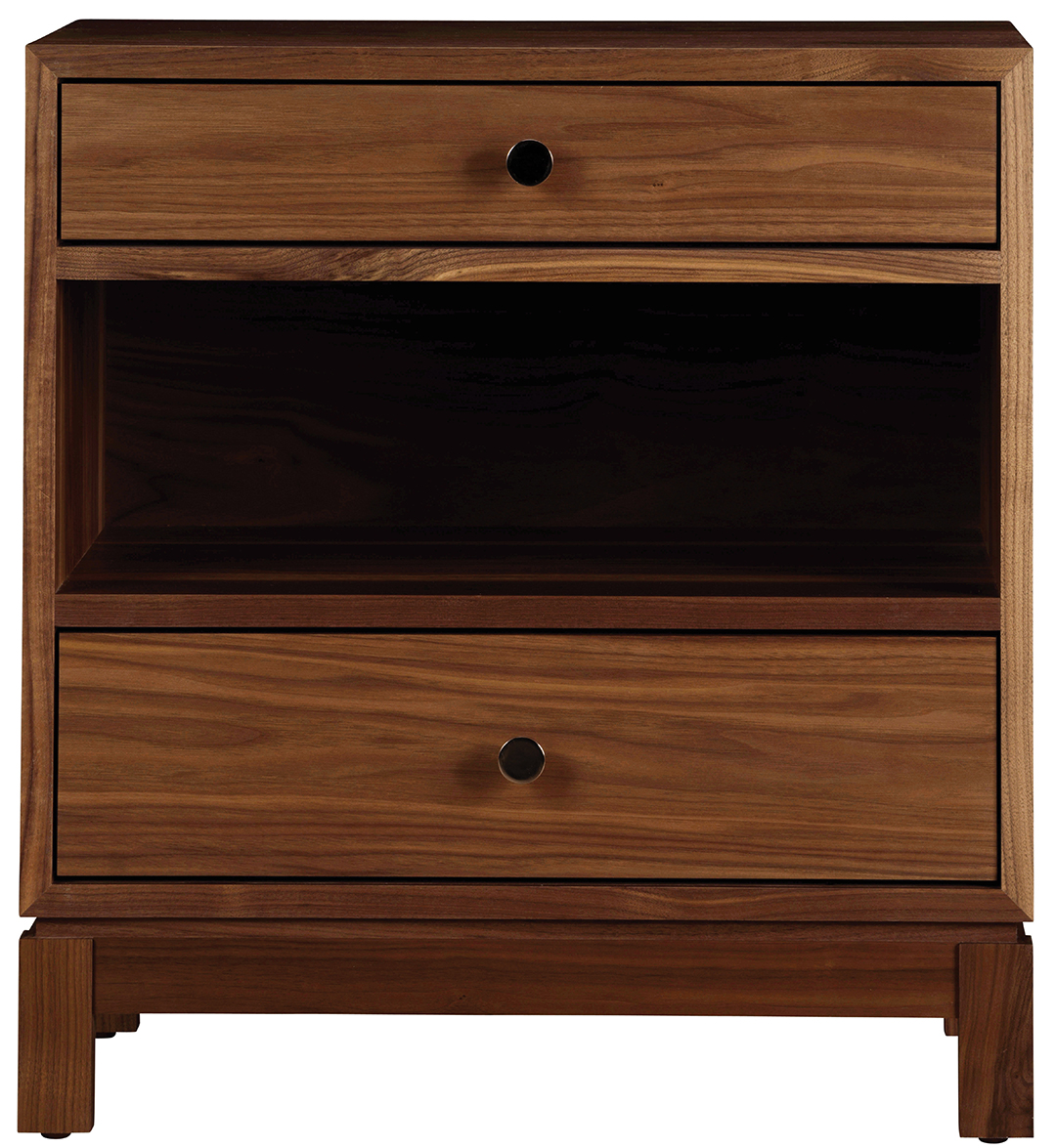 Gerard Two Drawer Nightstand | Pierce Furniture