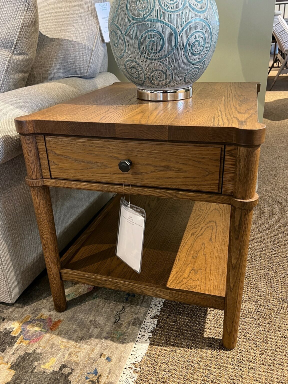 St. Lawrence Post End Table | Pierce Furniture