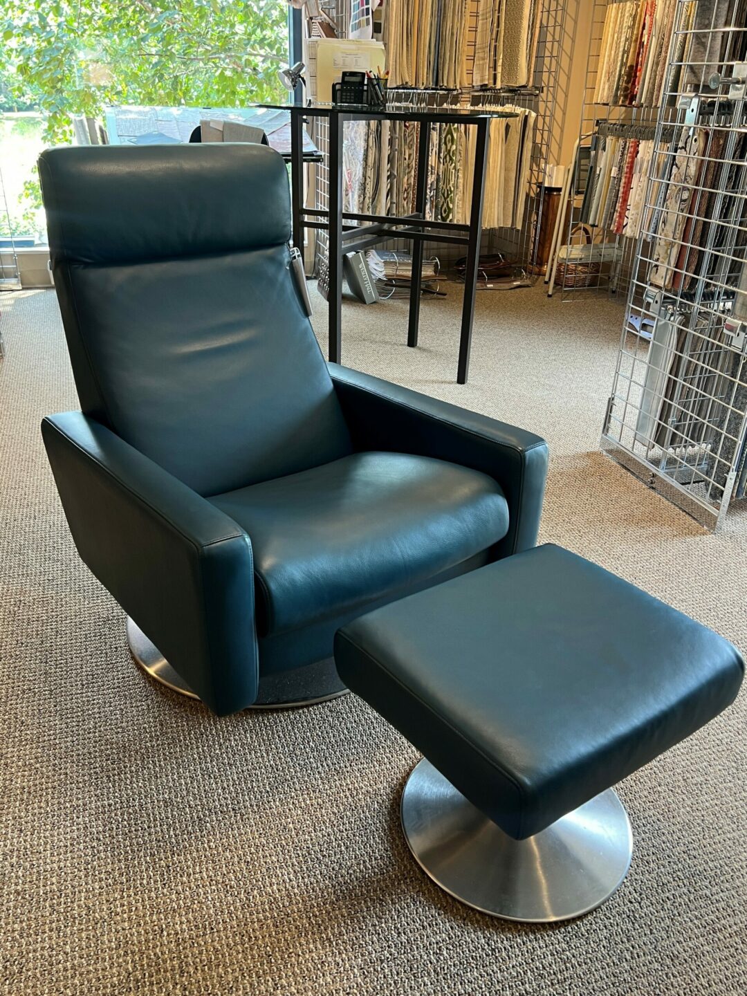 Cloud Tilt Back Chair and Ottoman | Pierce Furniture