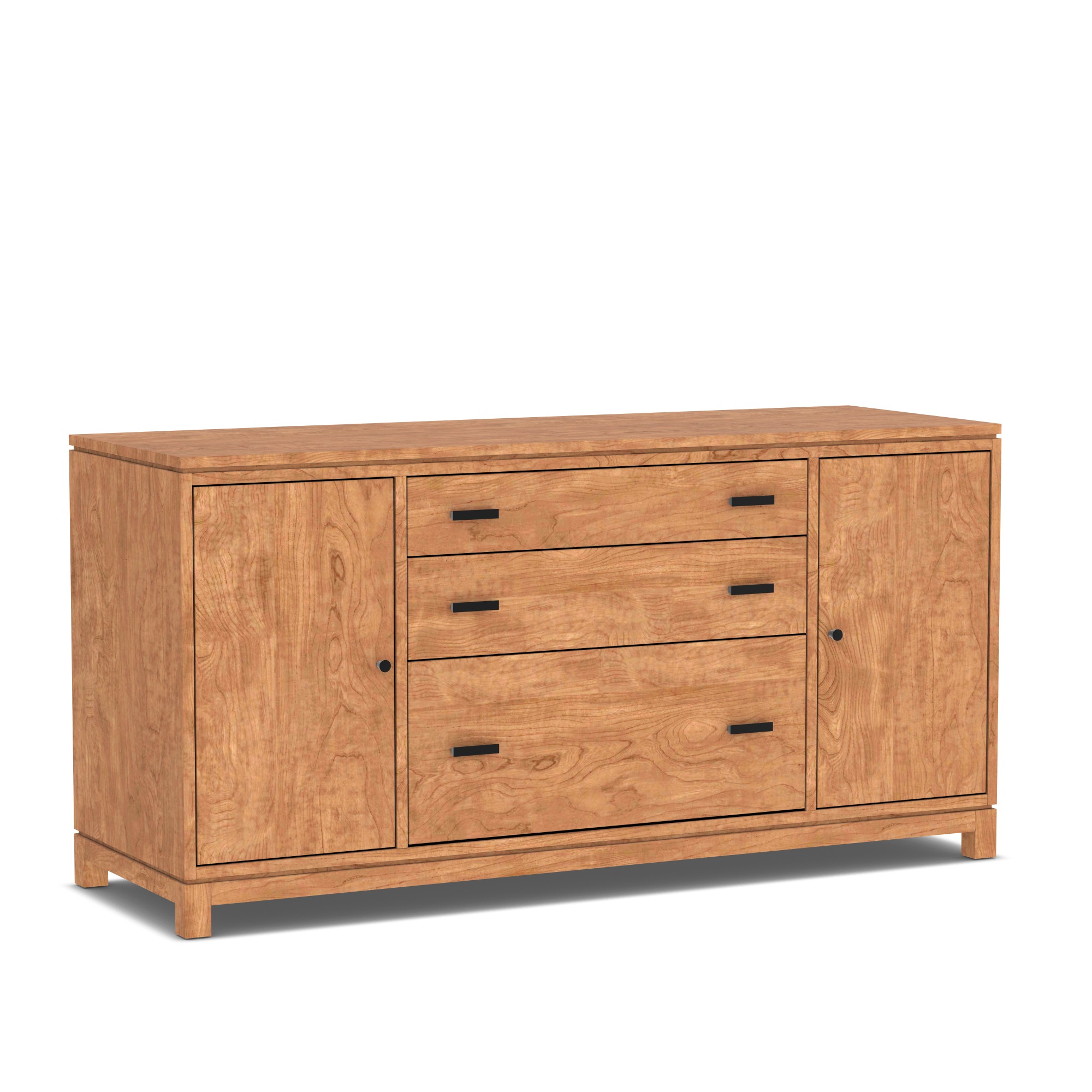 Oxford Three Drawer Credenza | Pierce Furniture
