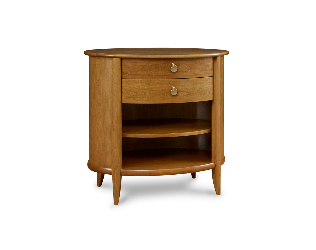 Martine Oval Nightstand | Pierce Furniture
