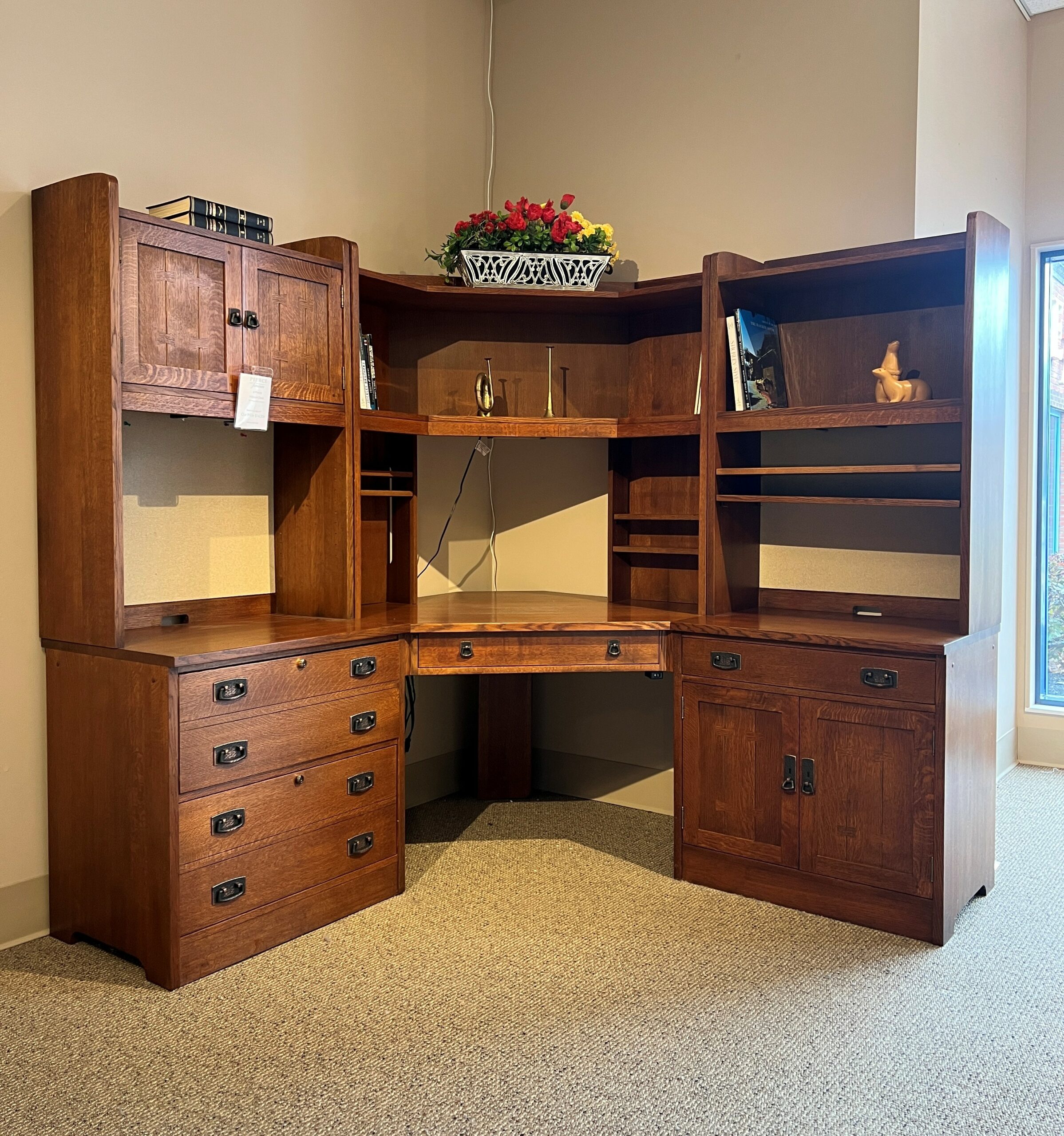 Mission Desk 6-Piece | Pierce Furniture